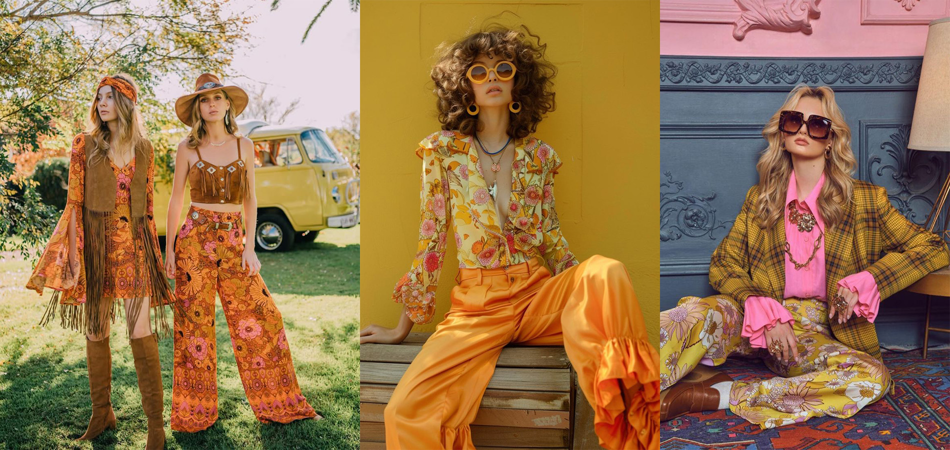 Hippies Na Moda Dos Anos 60